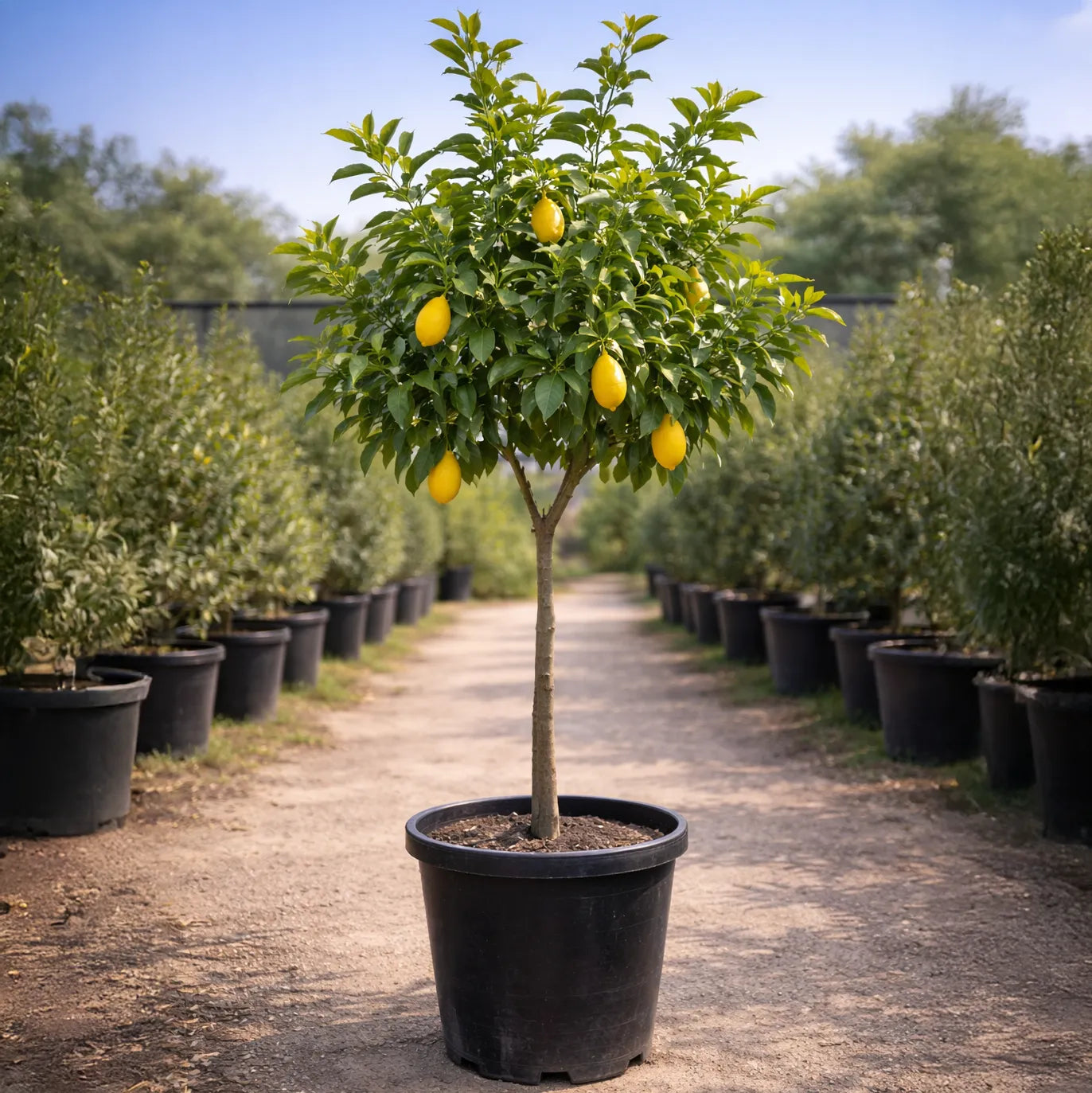 Eureka Lemon Tree - 15 Gallon Standard - 5 Ft Tall and 1" Trunk ...